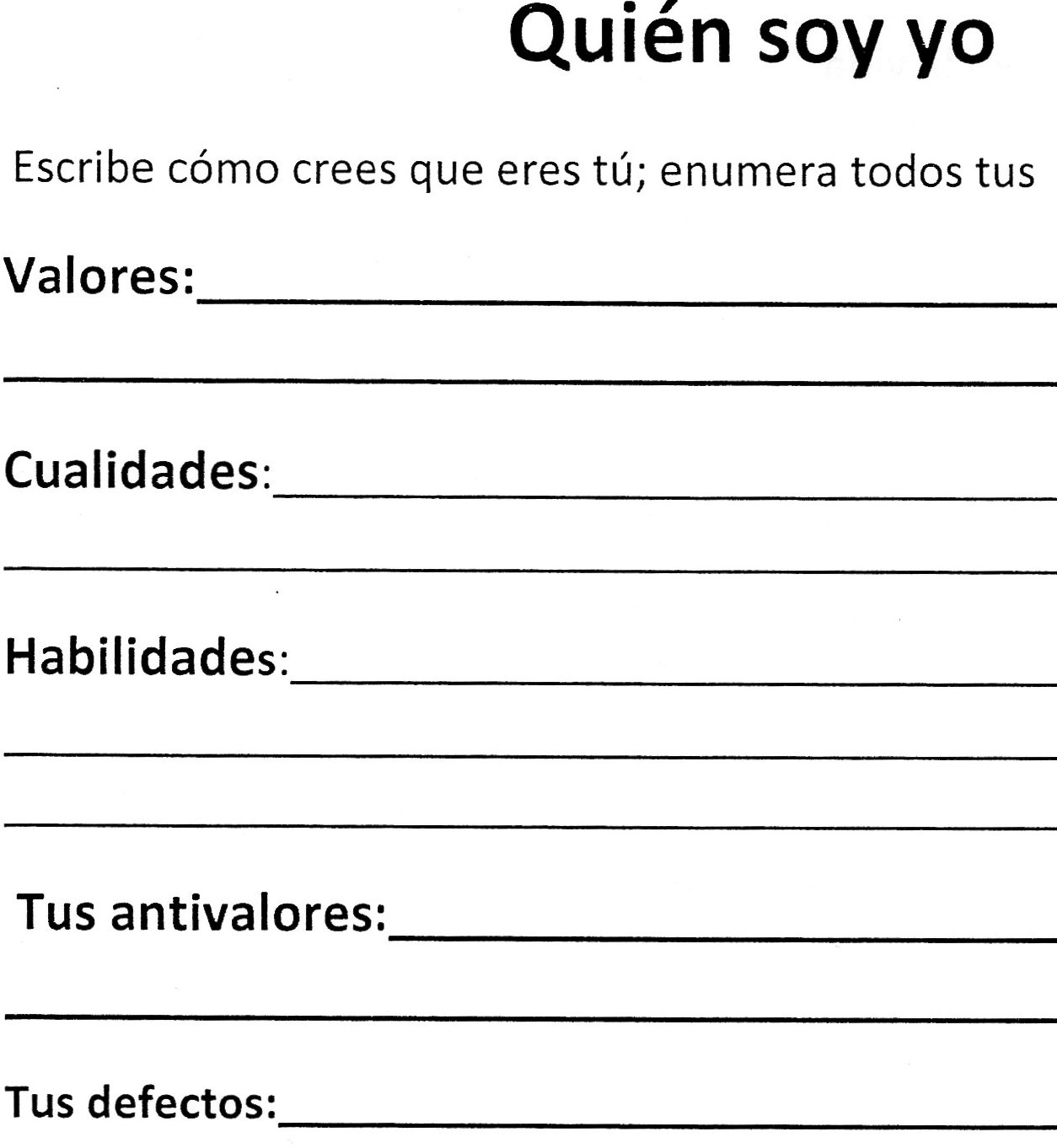 Informaciones Importantes y "Quien soy yo" | T'acompanyem